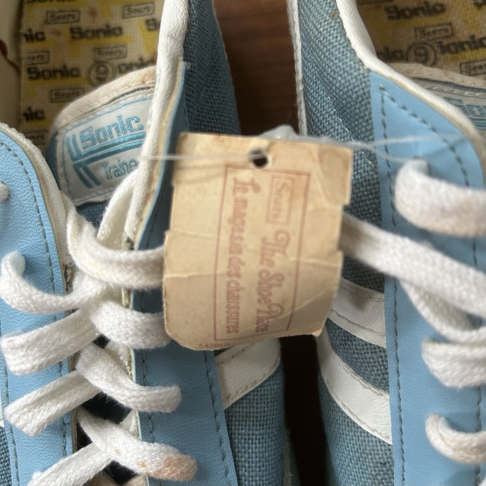 Vintage 70s Sears Sonic Trainers II blue sneakers | eBay