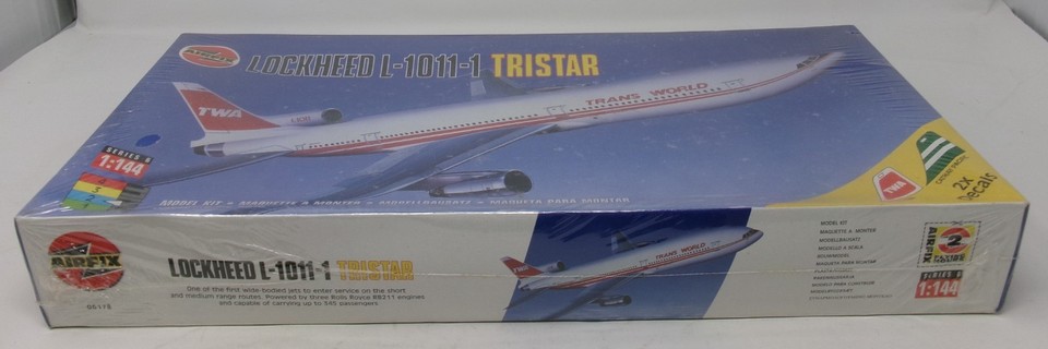 Airfix 06178 Lockheed L-1011-1 Tristar Airplane Model Kit 1/144 SEALED ...