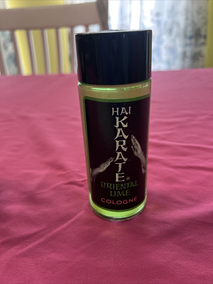 1966-1968 Hai Karate LIME COLOGNE 4 Oz w / Box & Paperwork Vintage Old ...