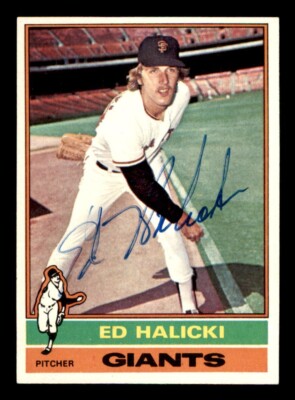 1976 Topps Baseball #423 Ed Halicki Signed Auto (no COA) | eBay