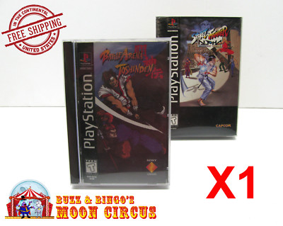 1x PLAYSTATION ONE PS1 TALL BOX GAME CLEAR PROTECTIVE BOX PROTECTOR ...