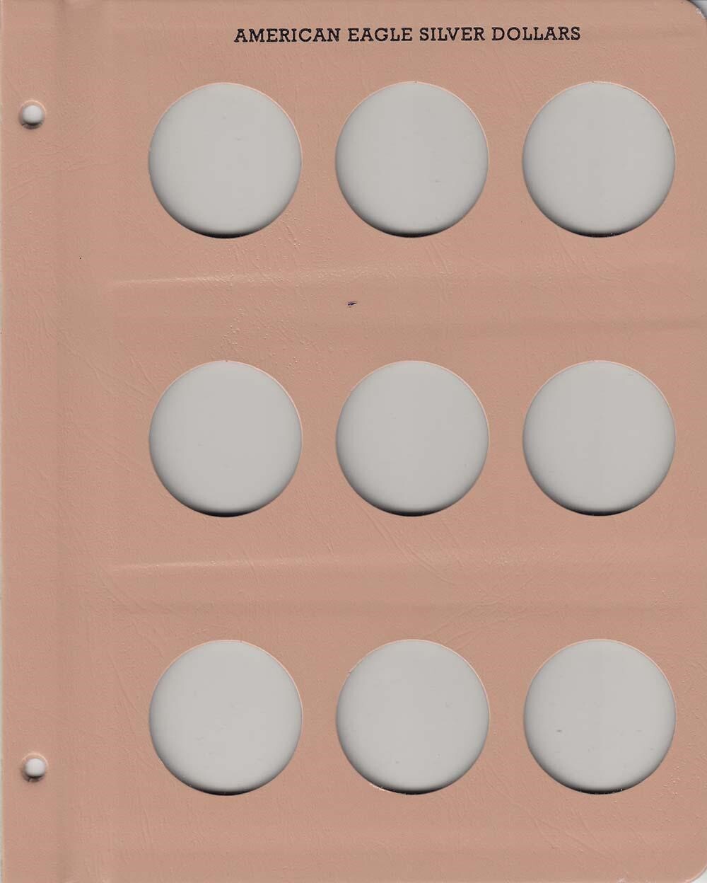 New Dansco Album 7182 For American Silver Eagles Coins 2021-2029 ASE ...