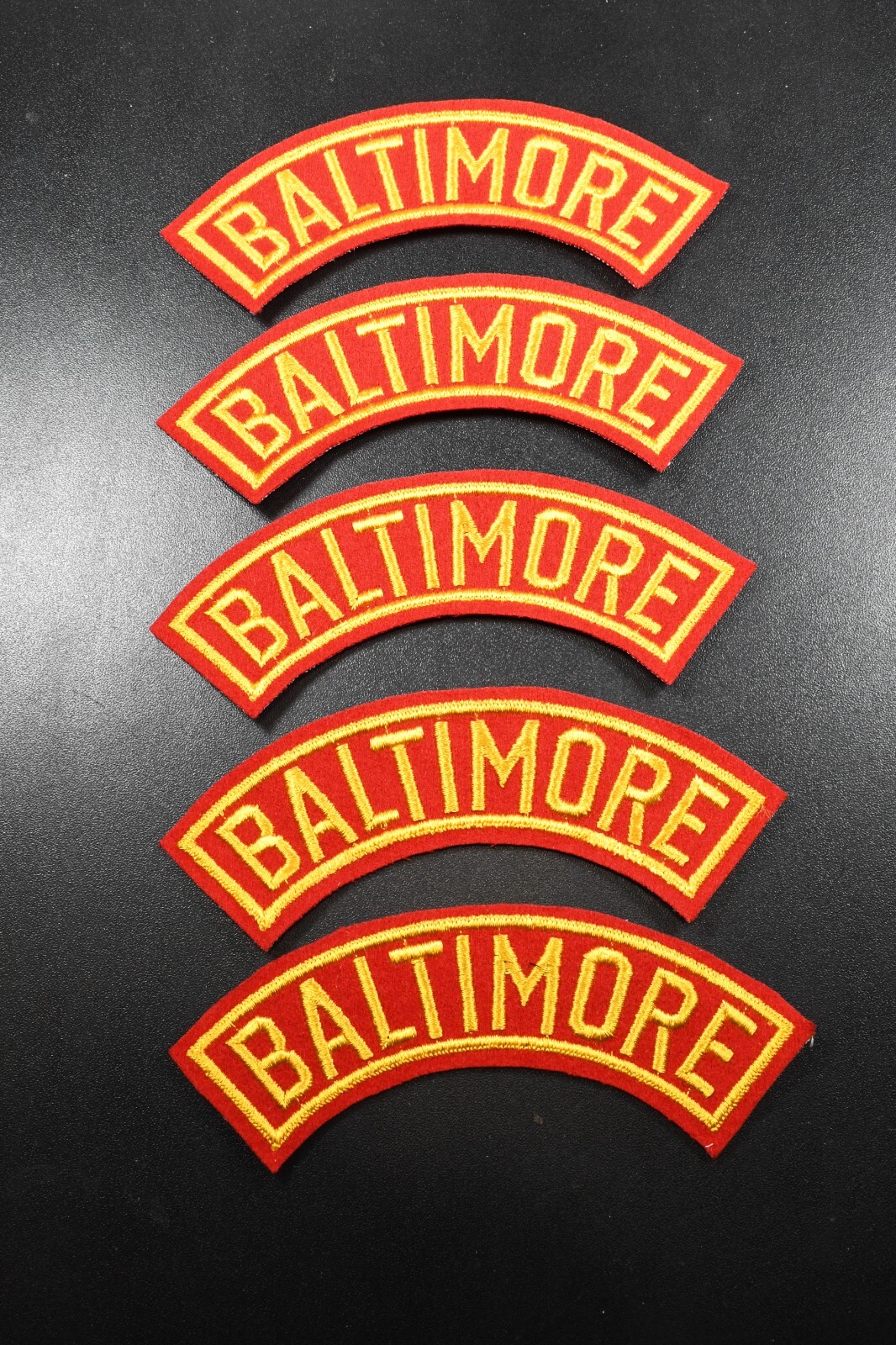 Lot Of 5 Vintage Arched Baltimore Patches NOS | eBay