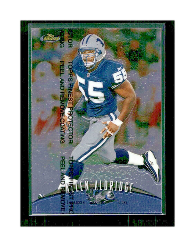 1998 Topps Finest Allen Aldridge #180 FOOTBALL LIONS | eBay
