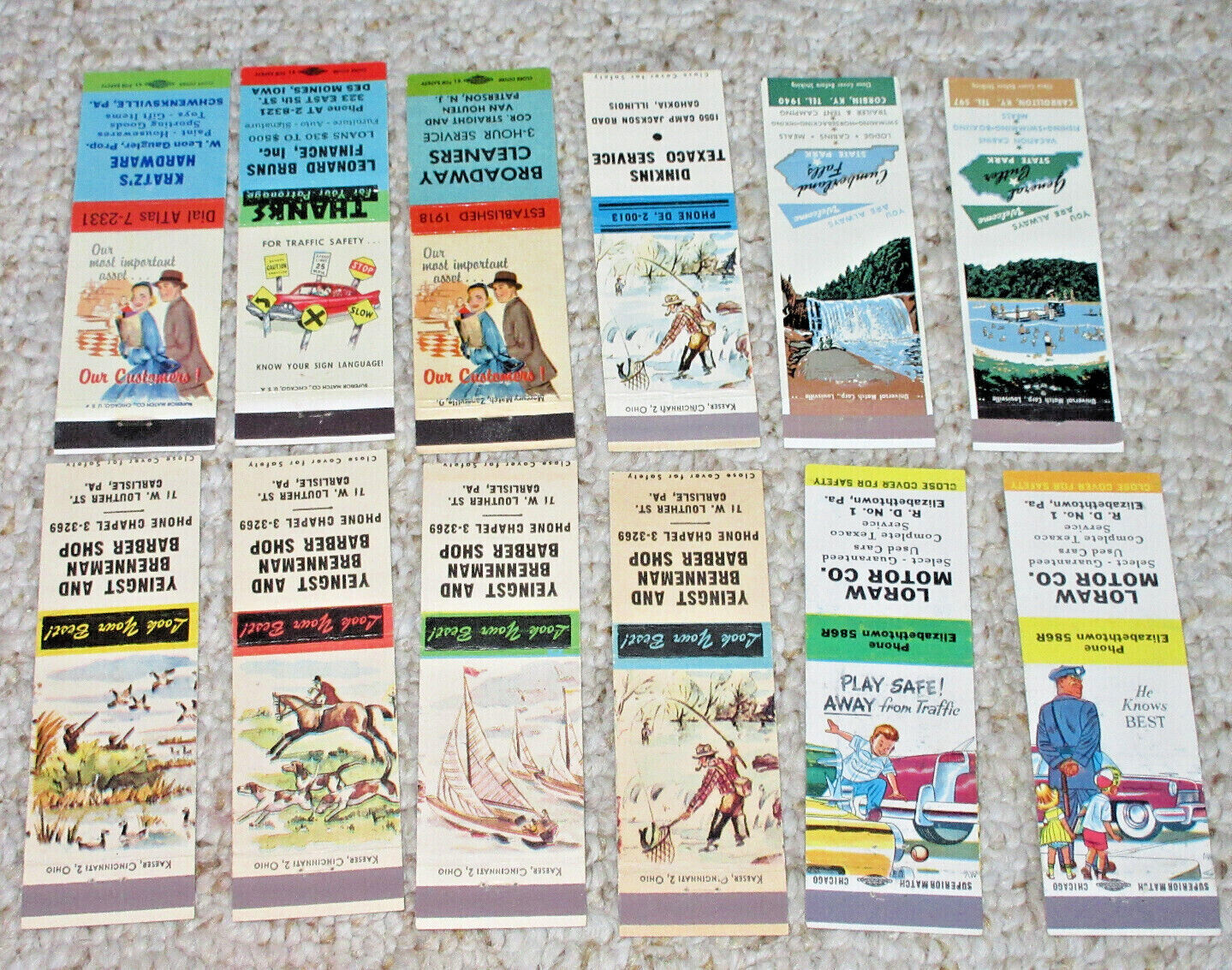 LOT Vintage old Matchbook Covers CARTOON STYLE ( A6). | eBay