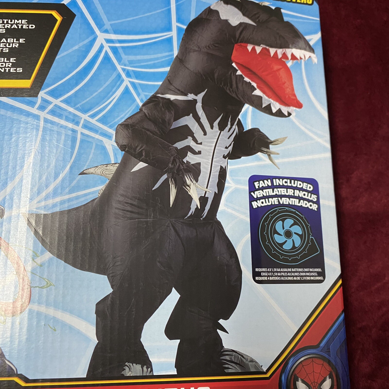 Venomosaurus Inflatable Dinosaur Halloween Costume Spider-Man Venom ...