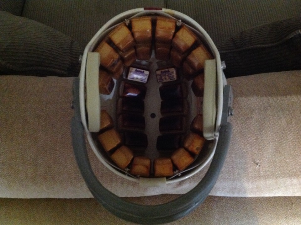 Vintage Alabama Pac-44 Riddell Football Helmet Game Used M Shell 6 3/4 ...