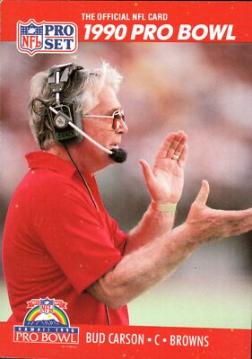 1990 Pro Set #378 Bud Carson | eBay