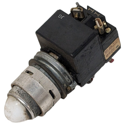 Square D 9001KM1 Pilot Light White Series F 110/120 VAC 50/60 HZ | eBay