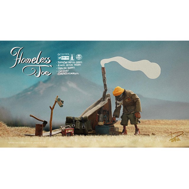 COALDOG x Damtoys Pes027 Death Gas Station Series-Homeless Joe Figure ...
