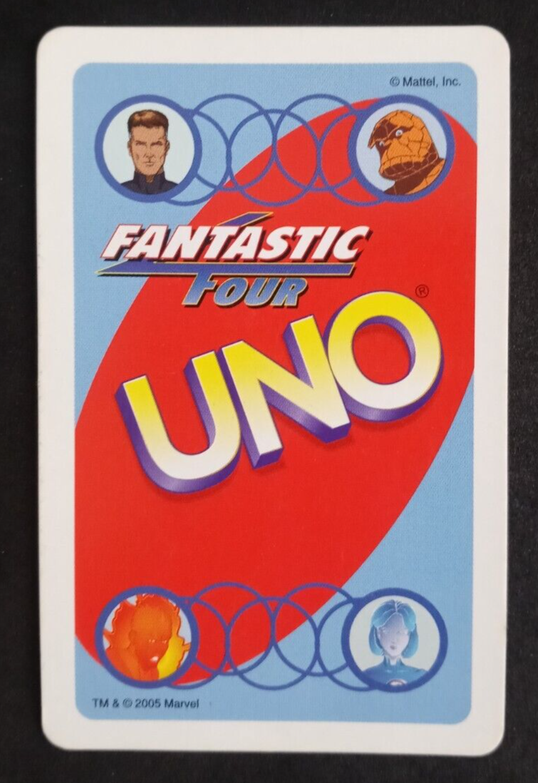 2005 Marvel UNO Fantastic Four Card Green Thing Reverse Card | eBay