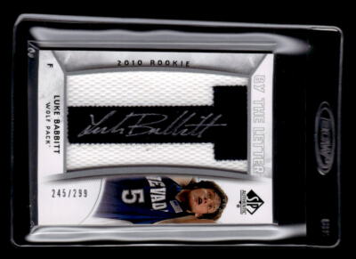 2010-11 SP Authentic #218 Luke Babbitt Serial 299, Print Run 2093 Auto ...