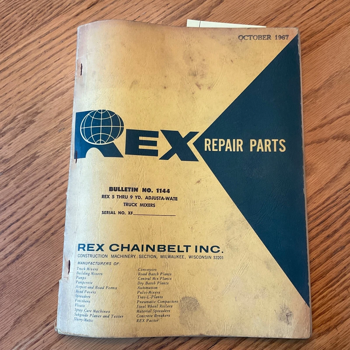 Central Machinery Repair Parts