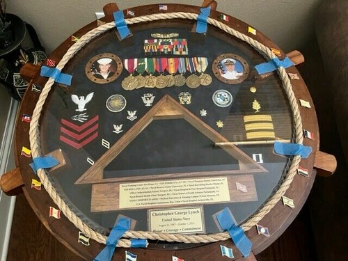 1st CLASS PETTY OFFICER PO1 REGULATION SILVER HAT PIN US NAVY E6 CROW ...