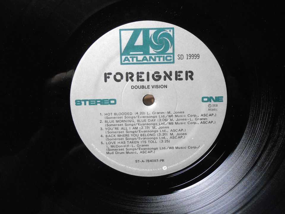 FOREIGNER-DOUBLE VISION-LP ( IN SHRINK WITH STICKER ) | eBay