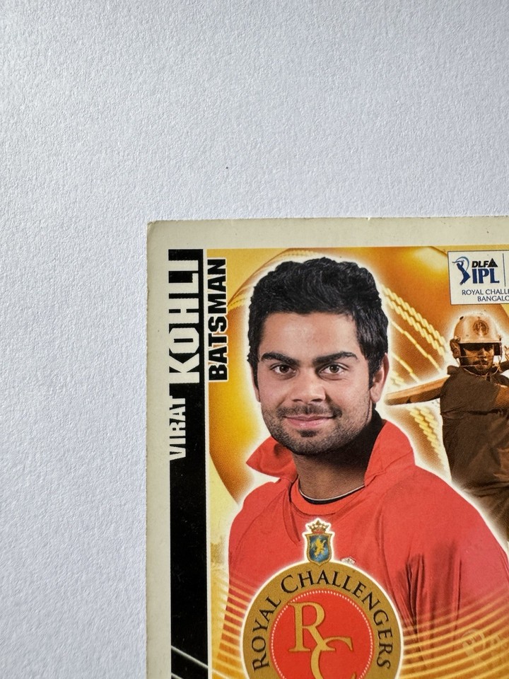TOPPS CRICKET ATTAX VIRAT KOHLI BASE CARD 2011 ( GOOD ) Rookie Base ...