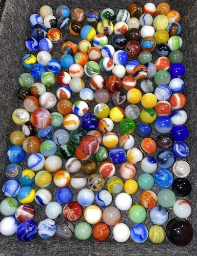 😎164-Vintage Collection Of Marbles-Different Makers-VG-Mint .52-.70!Collectors | eBay