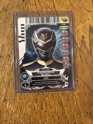 Power Rangers Trading Card Megaforce Black #P-021 LP | eBay