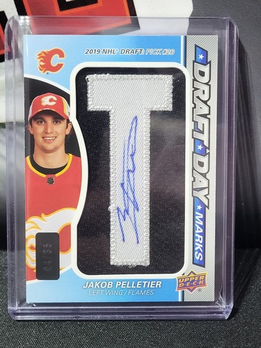 2023-24 Upper Deck SP Game Used Draft Day Marks "T" Jakob Pelletier /35 ...
