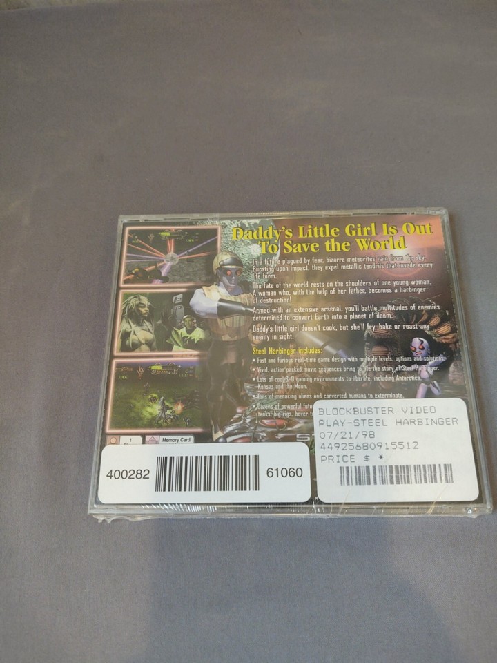 Steel Harbinger (Sony PlayStation 1, 1996) Rated M Mature 24294120718| eBay