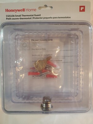 Honeywell Small Thermostat Guard Clear Cover Lock Box CG510A -New | eBay