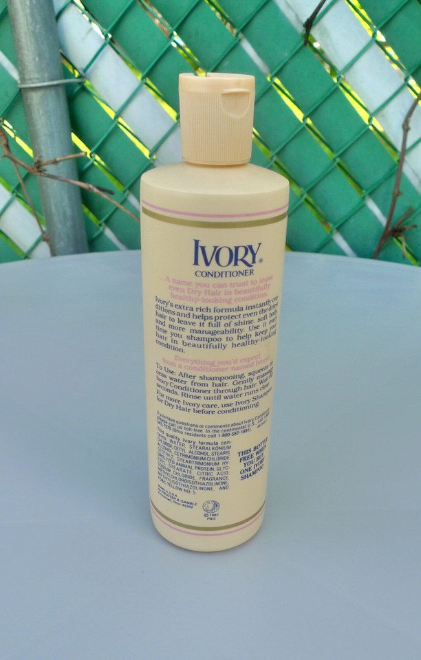 Vintage 1982 Ivory Hair Conditioner First Year not Shampoo Discontinued ...