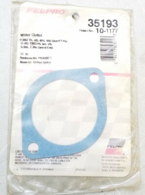 35193 Fel-pro Water Outlet Gasket Free shipping Free Returns | eBay