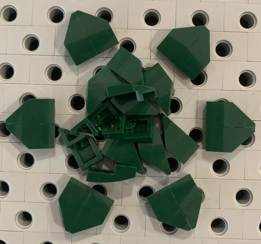 Lego Wedge Tile 2x1 With Stud Notch Slope New Lot Of 24 Right And Left ...