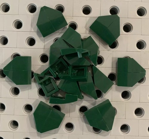 Lego Wedge Tile 2x1 With Stud Notch Slope New Lot Of 24 Right And Left ...