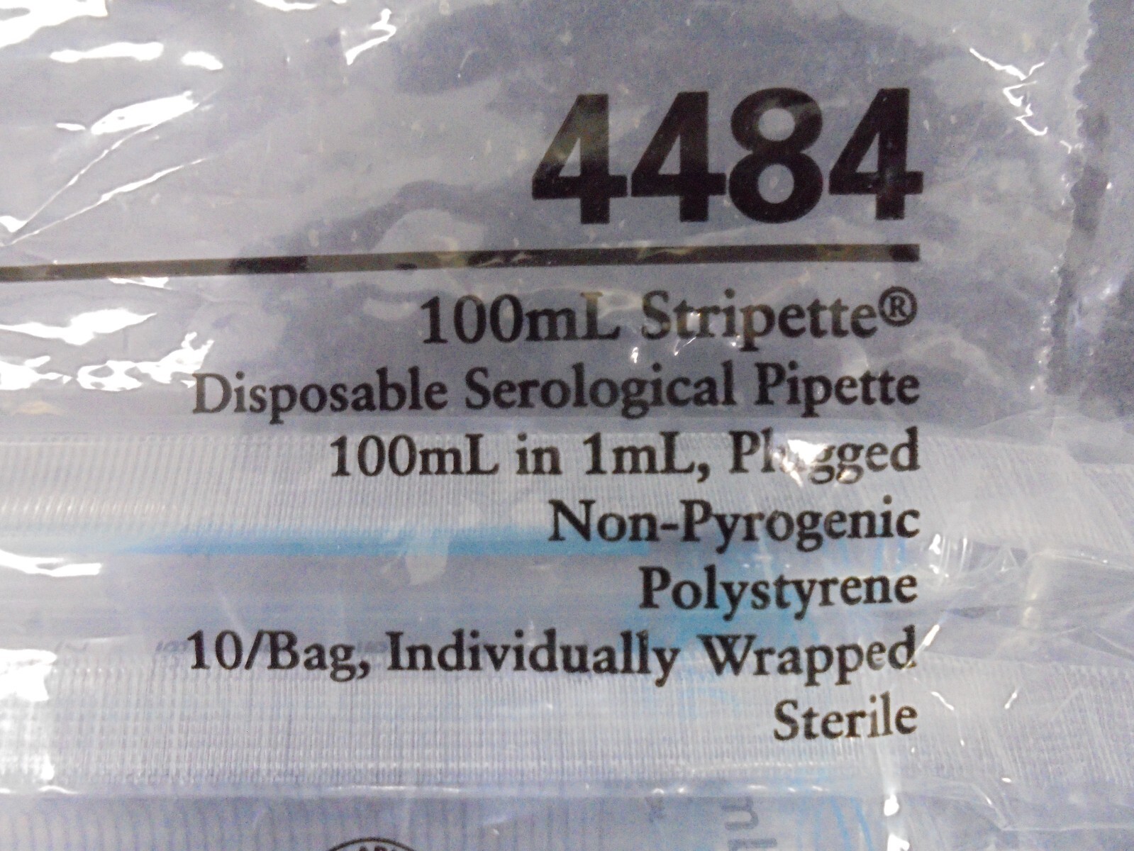 Costar 4484 Stripette 100mL in 1 mL Disposable Serological Pipette Lot ...