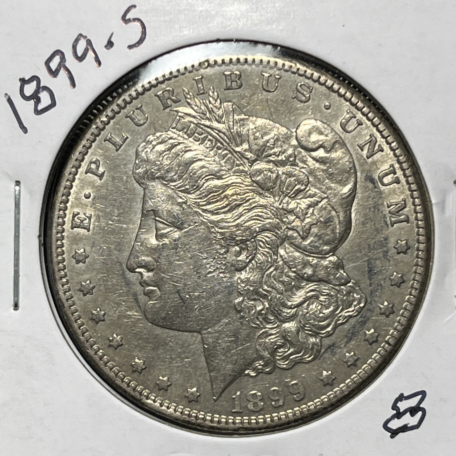 1899-S MORGAN SILVER DOLLAR, AU DETAILS | eBay