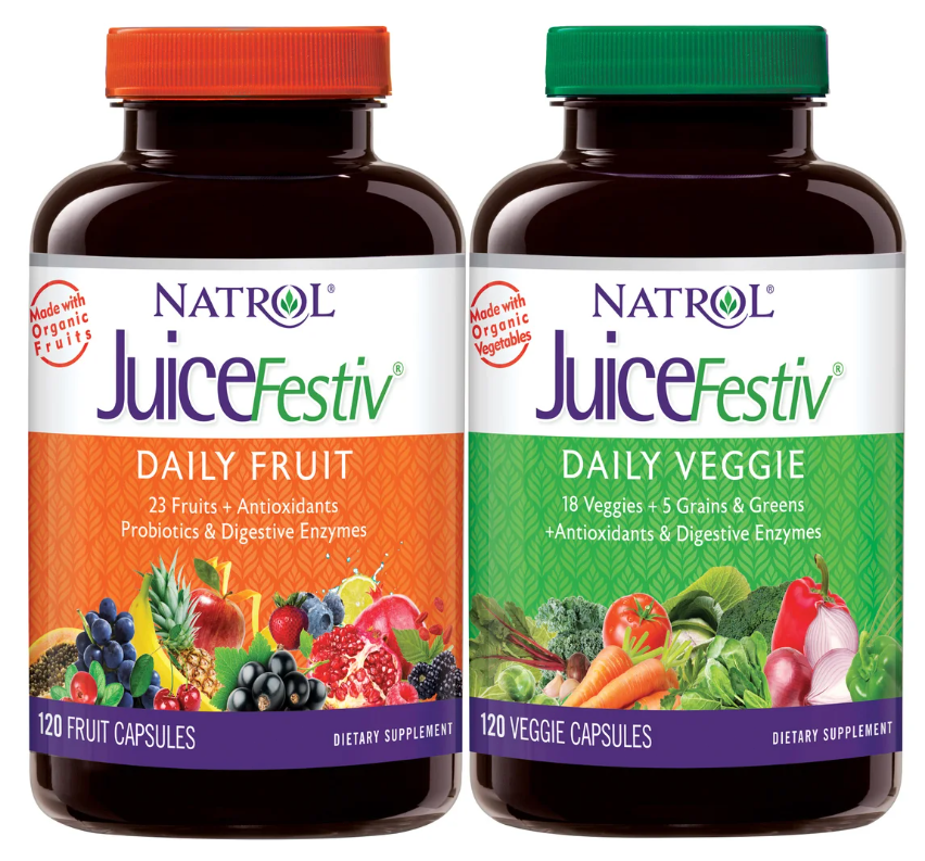 Natrol JuiceFestiv Daily Fruit & Veggie, 240 Capsules | eBay
