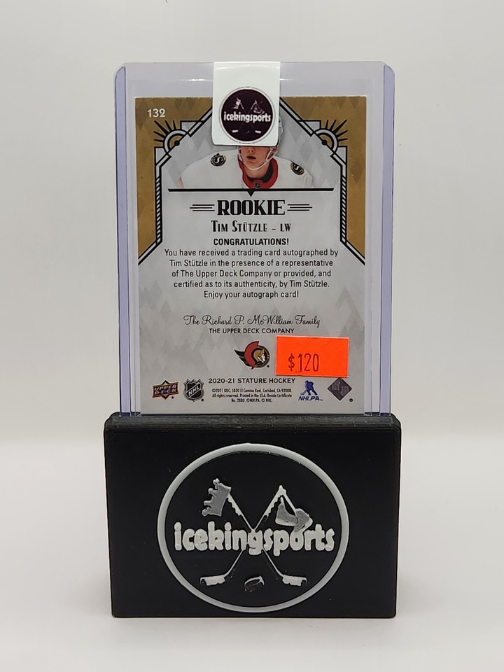 2020-21 Upper Deck Stature Tim Stutzle Rookie Auto 150/199 | eBay