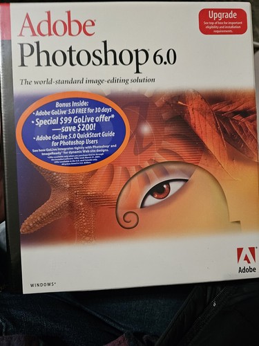 Photoshop 6.0 Upgrade Windows Sealed New | eBay