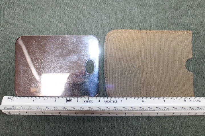 US Military WW2 Army Soldier's Field Shaving Signaling Mirror with ...