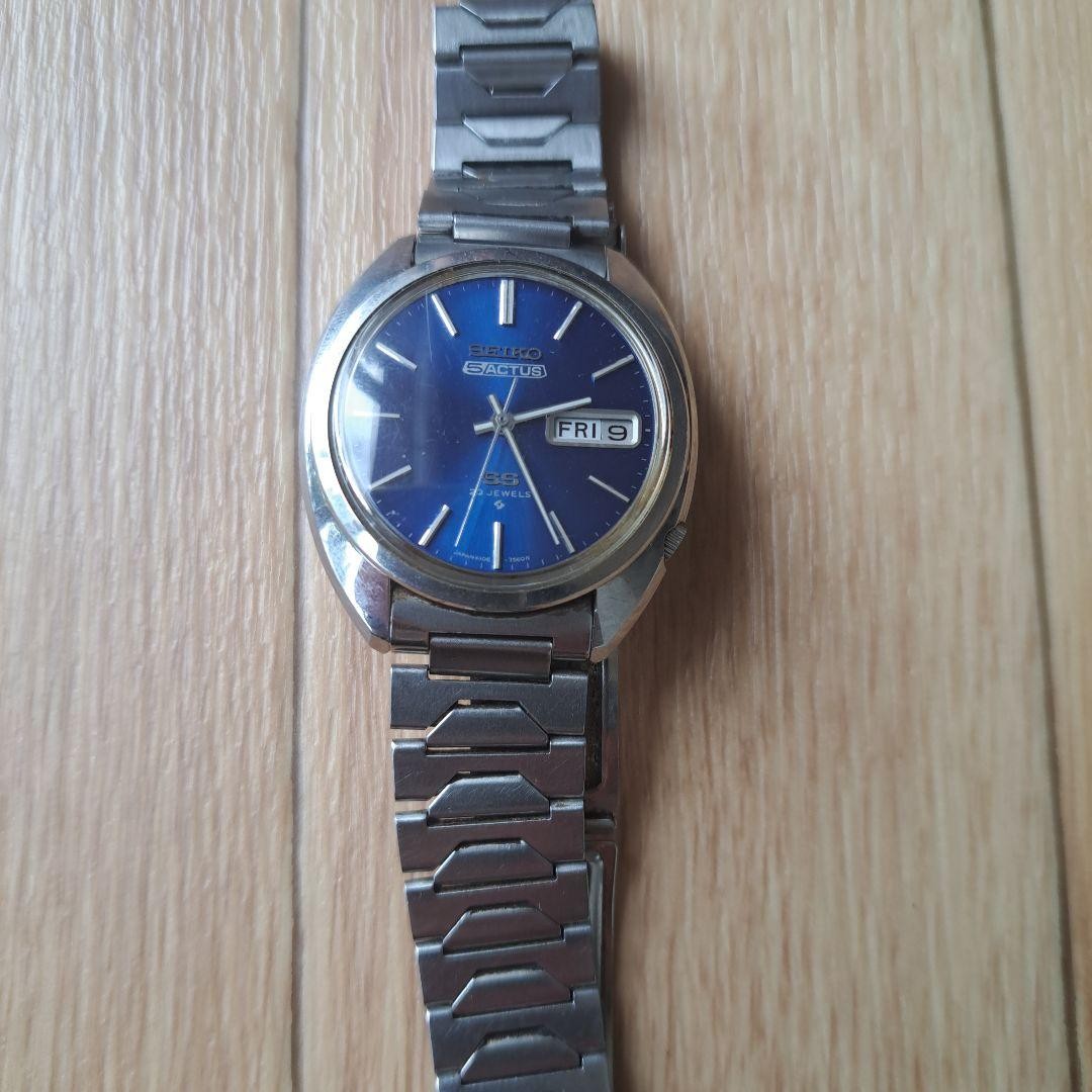 Seiko Automatic Watch Blue Dial Operation Confirmed - Gem