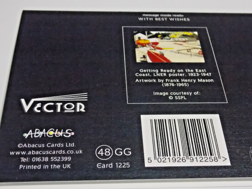 Happy Birthday Card. LNER Posters Theme. Abacus Cards. | eBay UK