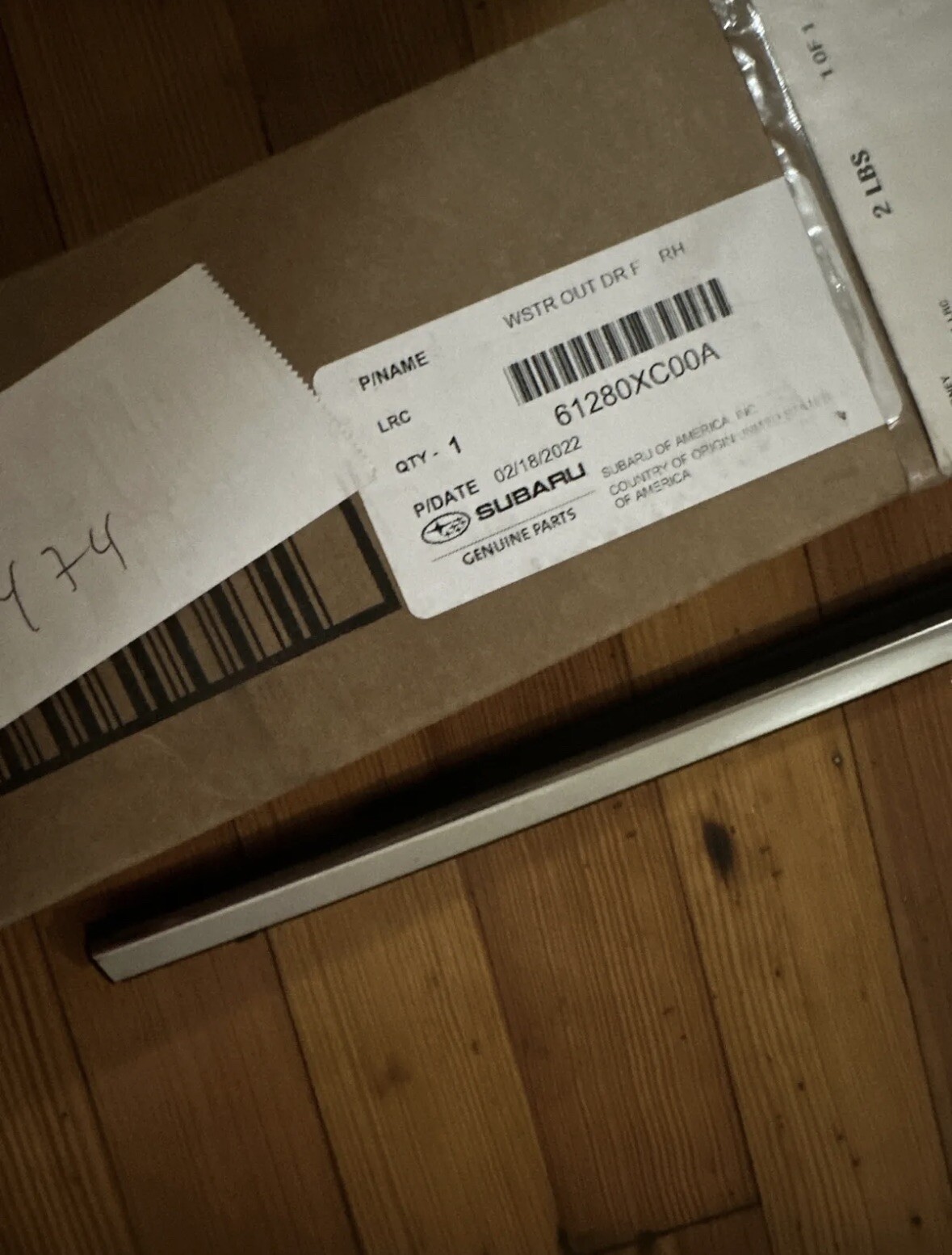 Left Front Door Belt Molding 2019-2022 Subaru Ascent OEM #61280XC01A | eBay