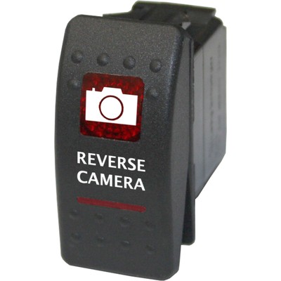 REVERSE CAMERA 580R Rocker Switch 12V ON OFF red universal 20A | eBay