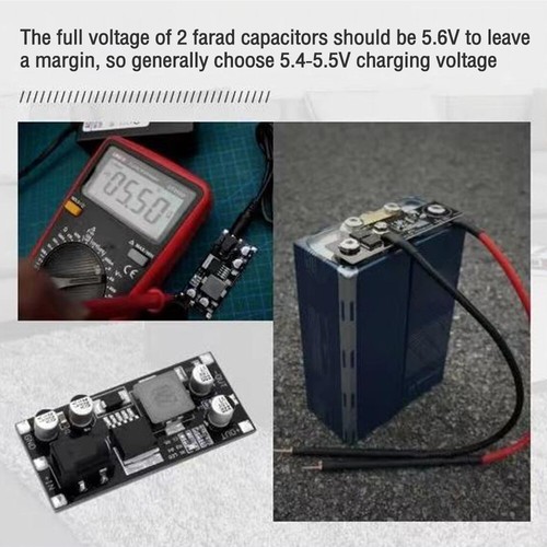 DC12-24V Lithium Battery Farad Capacitor Charging Module DC2.4V-12.8V ...