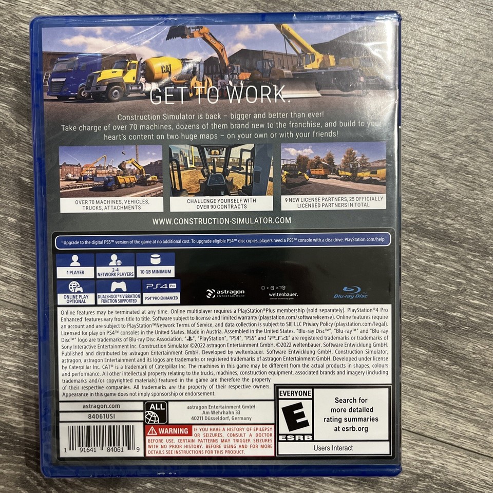 Construction Simulator PS4 BRAND NEW | eBay