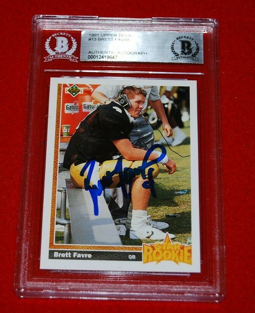 Brett Favre | Autographed Football Memorabilia & NFL Merchandise