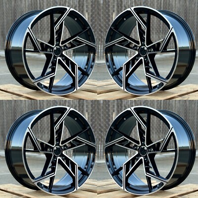 20" Wheels For Audi A4 A6 A5 A7 A8 Q3 Q5 Q7 Atlas Rims Set 20x9 5x112 ...