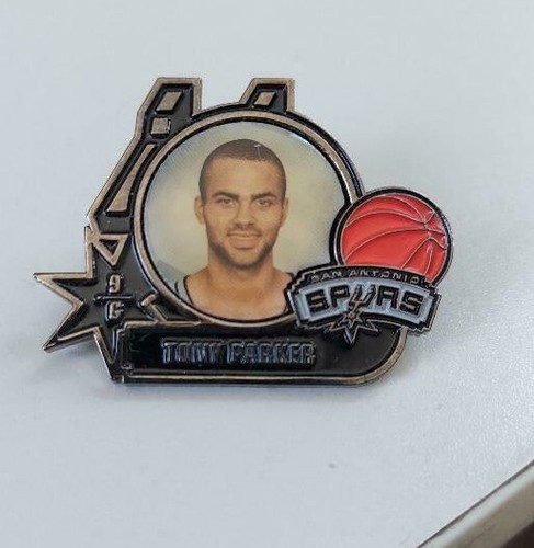 NBA San Antonio Spurs Tony Parker Photo Picture Pin Basketball | eBay
