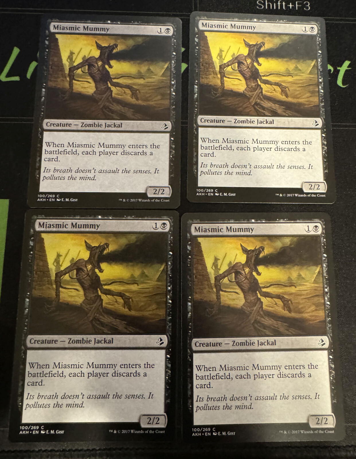 Miasmic Mummy x4 Amonkhet Magic the Gathering MTG | eBay