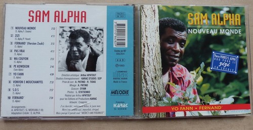 SAM ALPHA - CD - NOUVEAU MONDE (productions KARAC, Mélodie distribution ...