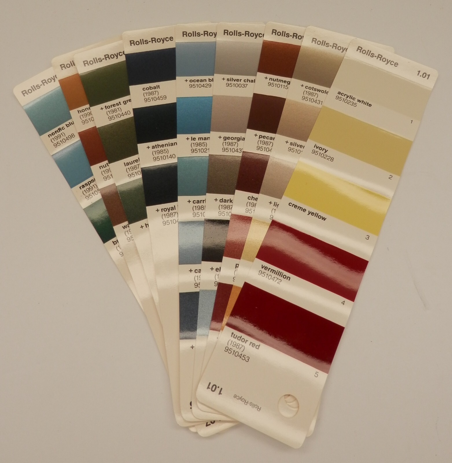 Chip Swatch Samples for Rolls Royce Vehicles | eBay