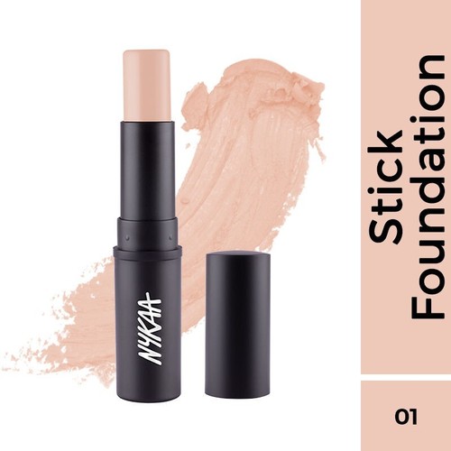 Nykaa SKINgenius Foundation Stick Conceal Contour & Corrector - Creamy ...