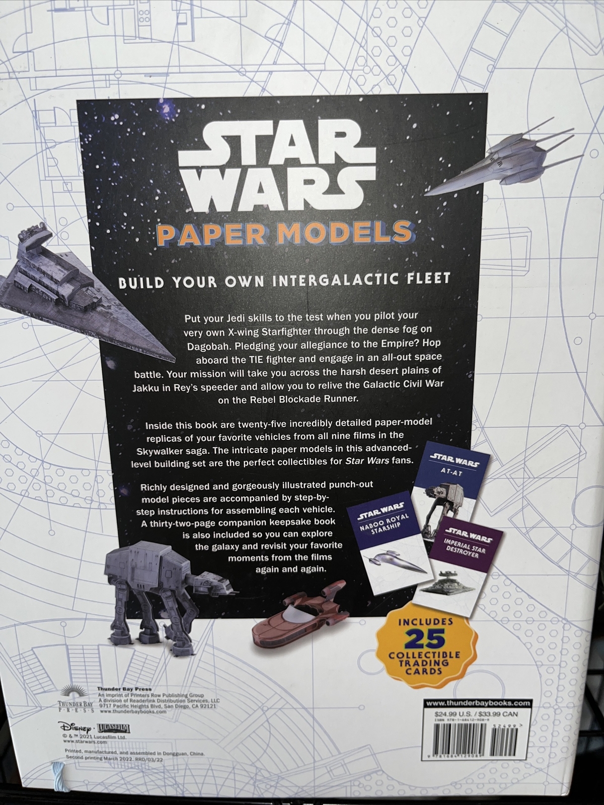 Star Wars Paper Models by Bill Scollon (2021, Trade Paperback / Kit ...