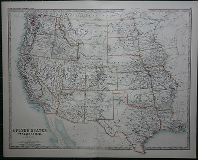 Other - 1887 Large Victorian Map
